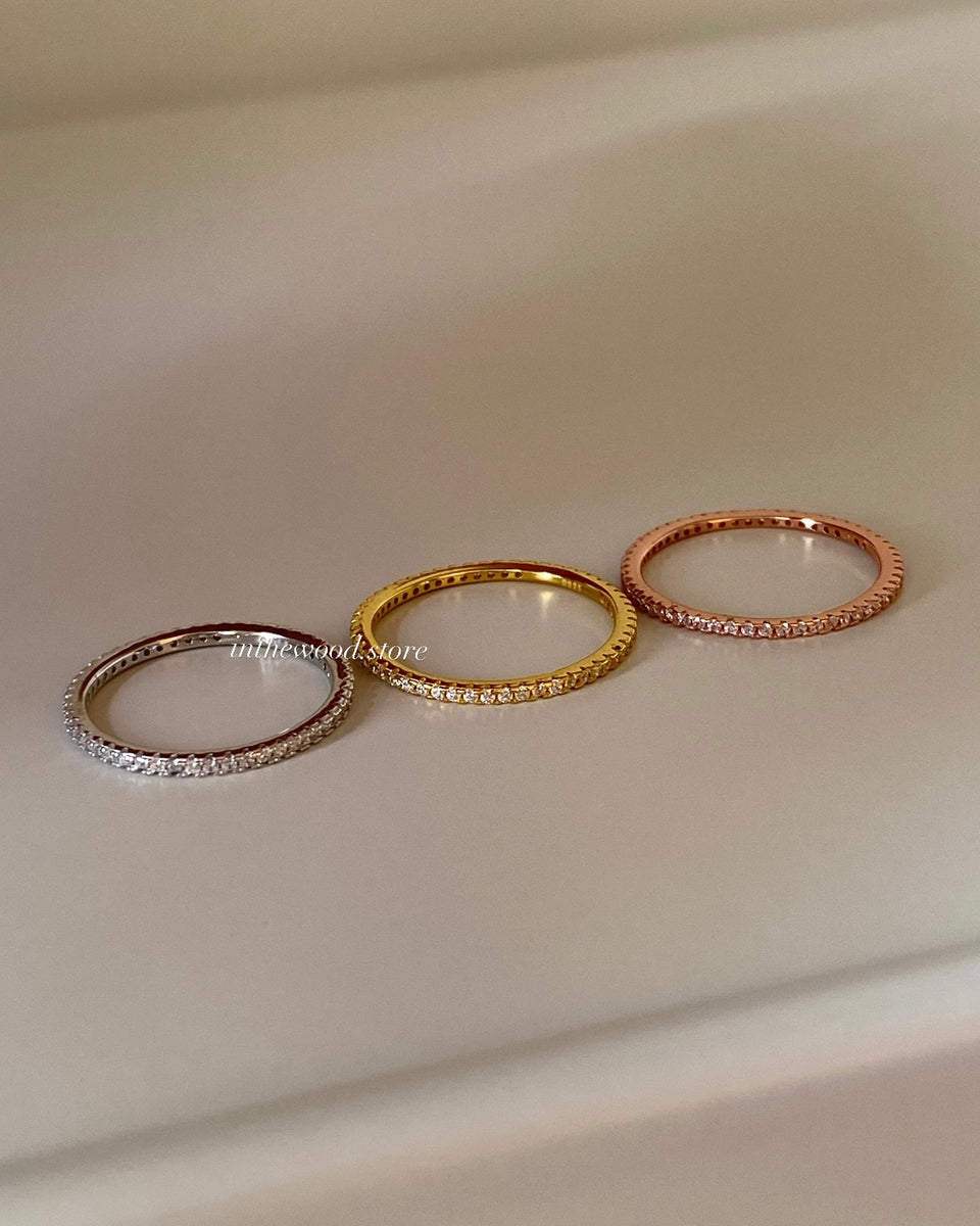 [925silver] Basic Bling Ring – MYSOUL @inthewood