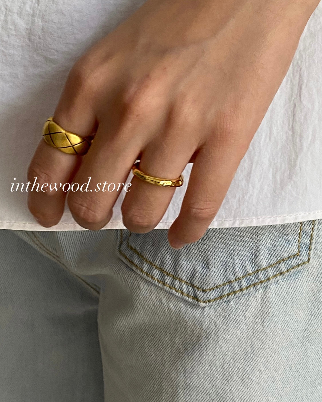 [925silver] Bold Lozenges Ring – MYSOUL STYLE
