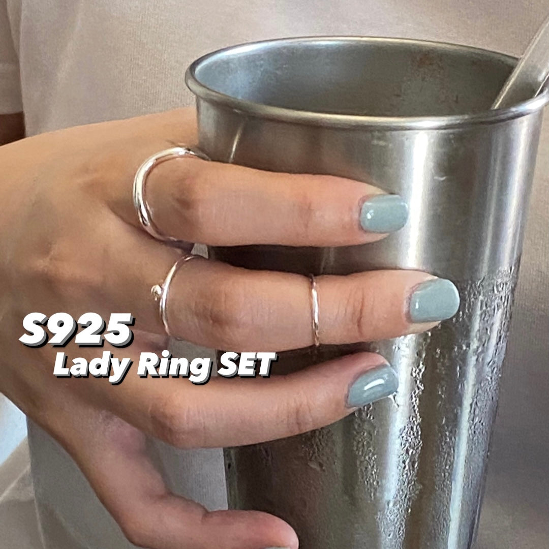 [925silver] Lady Ring SET – MYSOUL @inthewood