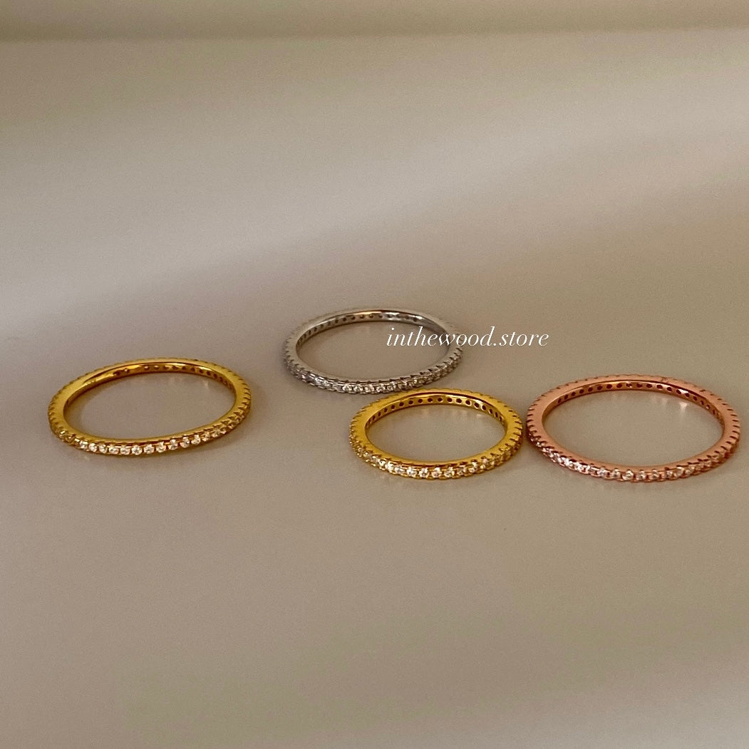 [925silver] Basic Bling Ring – MYSOUL @inthewood