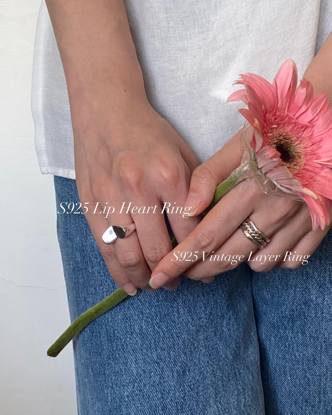 [925silver] Vintage Layer Ring – MYSOUL @inthewood