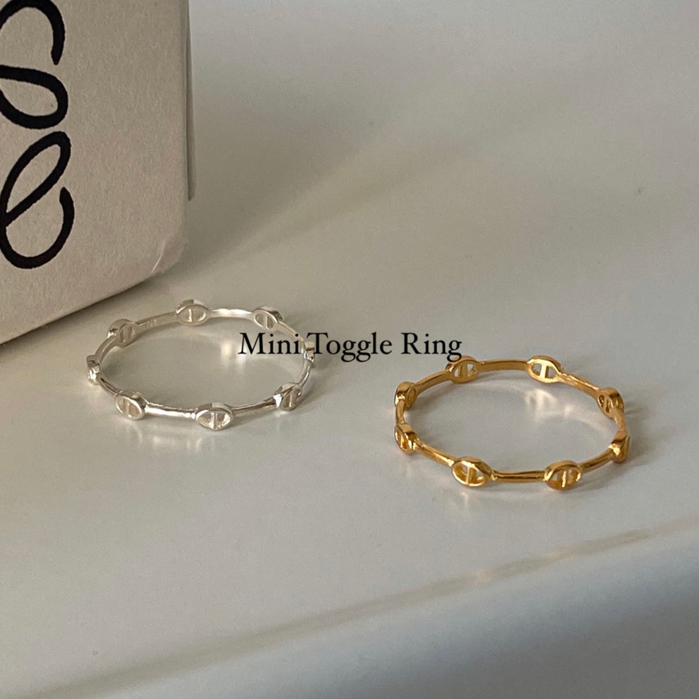 推薦款🖤[925silver] Mini Toggle Ring – MYSOUL @inthewood
